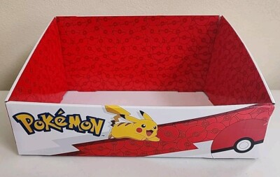 Nintendo POKEMON Pikachu Plush Toy Cardboard Display 12x8x6 EMPTY BOX ...