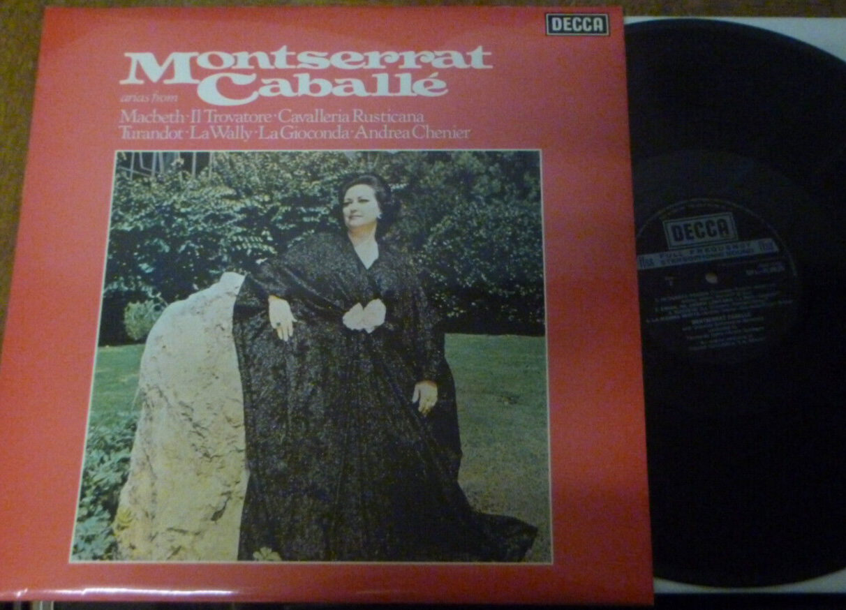 MONTSERRAT CABALLE opera arias / DECCA SXL-R 6825 | eBay
