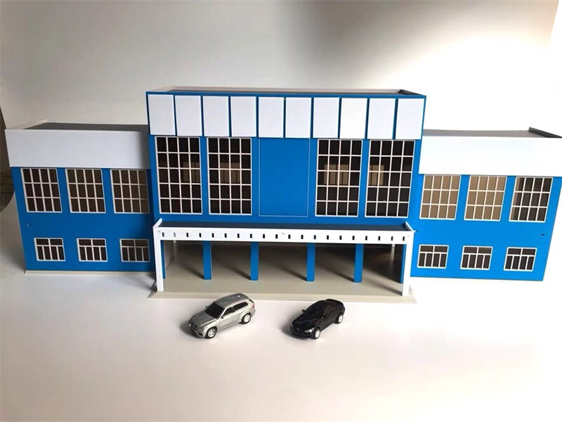 1：87 HO Scale Railway Scene DIY Buildings Model Kits Assembly Toys | eBay