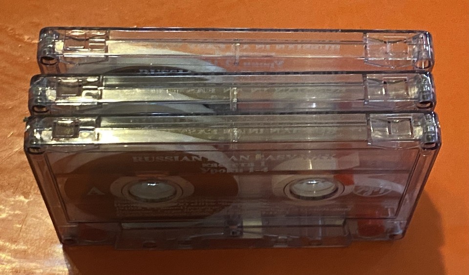 RARE "Russian In An Easy Way" Language Learning Set. Book/CDs/Cassettes ...