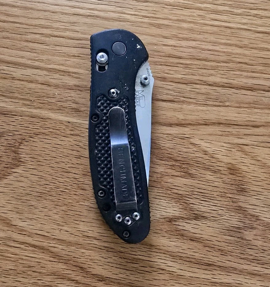 Benchmade 154CM Mel Pardue Design Black | eBay