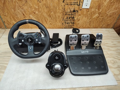 Logitech G920 Steering wheel and pedals. Pristine condition and works ...