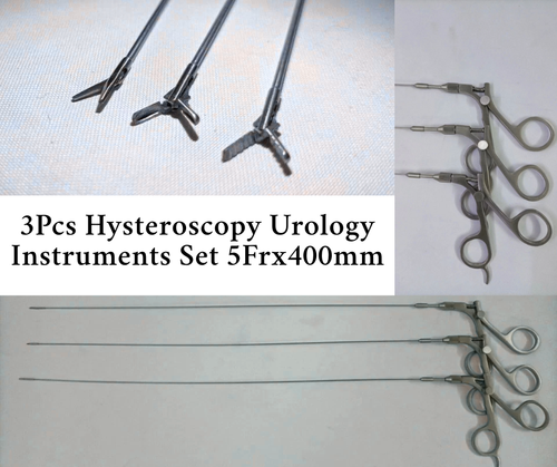 3Pcs Hysteroscopy Urology Instruments Set 5Frx400mm Semi Rigid Reusable ...