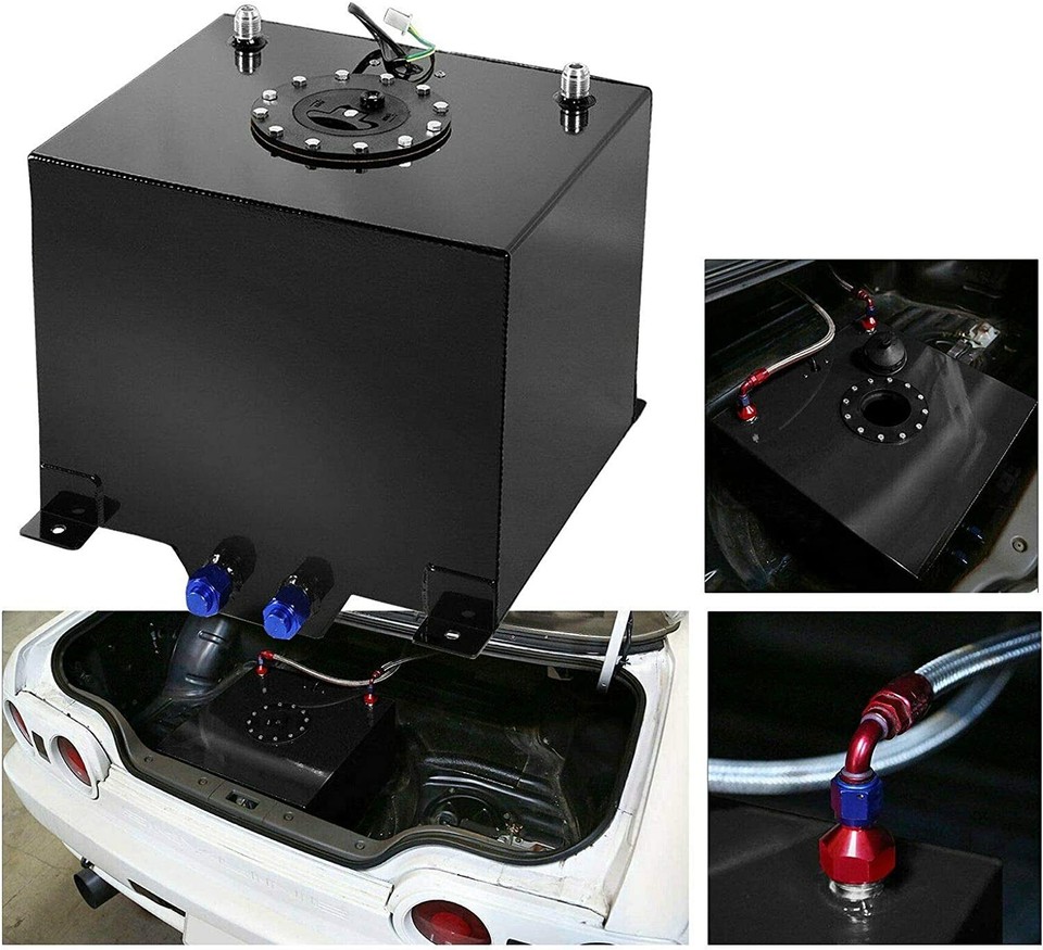 15 GALLON COATED ALUMINUM RACING / DRIFTING FUEL CELL GAS TANK + LEVEL SENDER | eBay