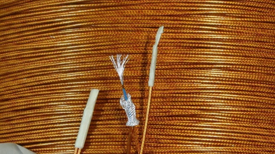 7,927 FT Spool 24AWG Stranded Shielded Silver Plated Copper Kapton Wire ...