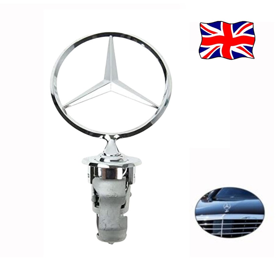 Fit MERCEDES BENZ NEW GENUINE W123 W126 W124 STAR BONNET BADGE EMBLEM ...