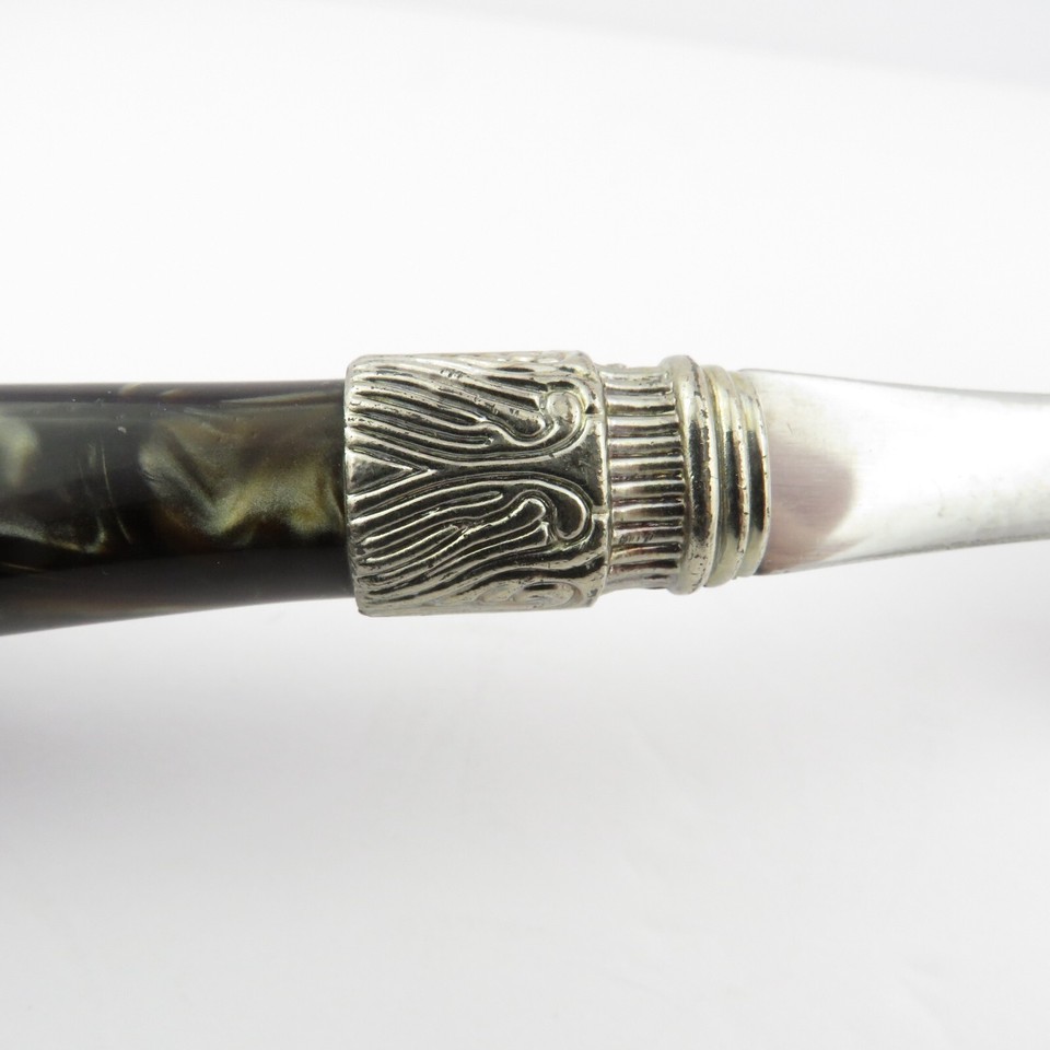 Salad Serving Forks with faux tortoise shell handles set of 2 vtg MCM ...