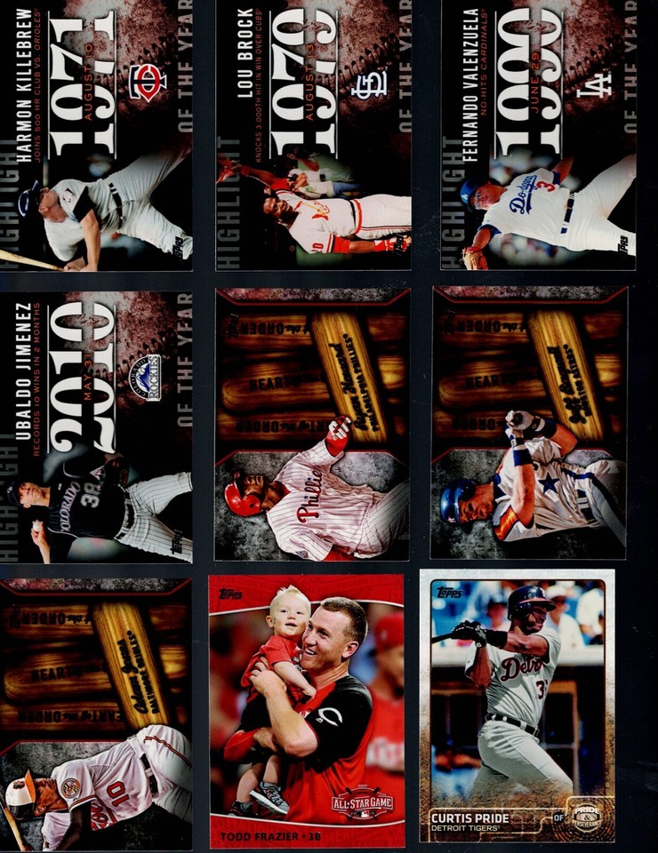 2015 TOPPS Baseball INSERTS Complete Your Set BUY MORE SAVE MORE | eBay