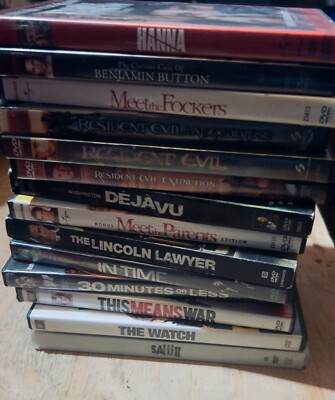 Lot of 14 DVDs. Used Action/Thriller/Comedy | eBay