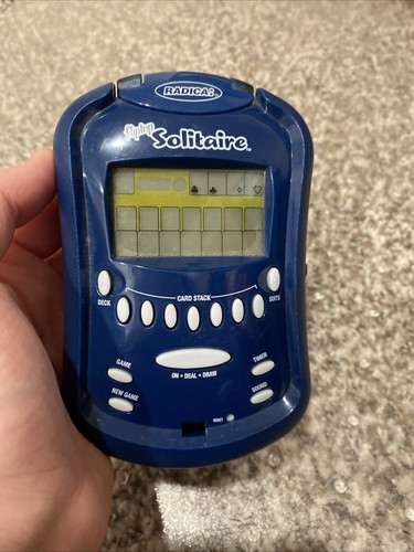 Radica Flip Top Solitaire Handheld Electronic Game 2006 Light Up Not ...