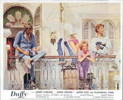 DUFFY SUSANNAH YORK JAMES COBURN JAMES FOX ORIGINAL LOBBY CARD RARE | eBay