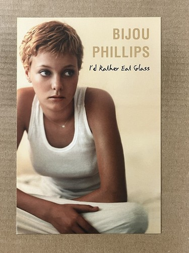 Postcard Model Actress Bijou Philips Album I’d Rather Eat Glass ...