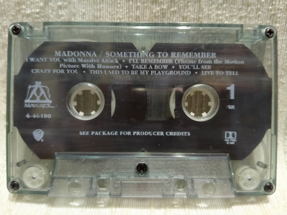 Madonna Something to remember 1995 Warner Bros. Cassette tape | eBay