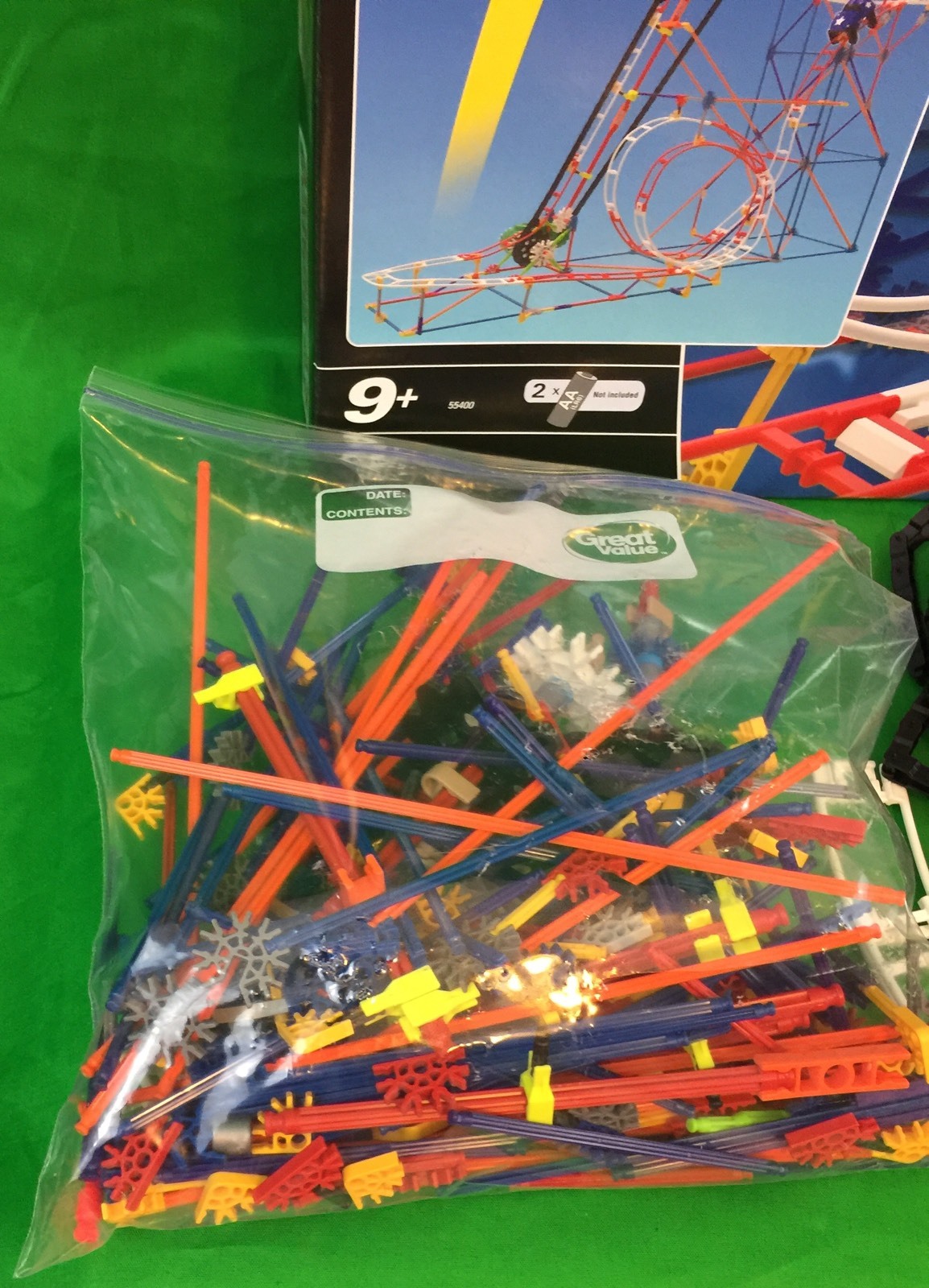K'NEX All American Roller Coaster Building Set Including Box Gift ...