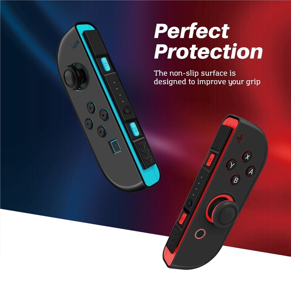 Silicone Joy Con Case for Nintendo Switch & Switch Oled (Black) | eBay