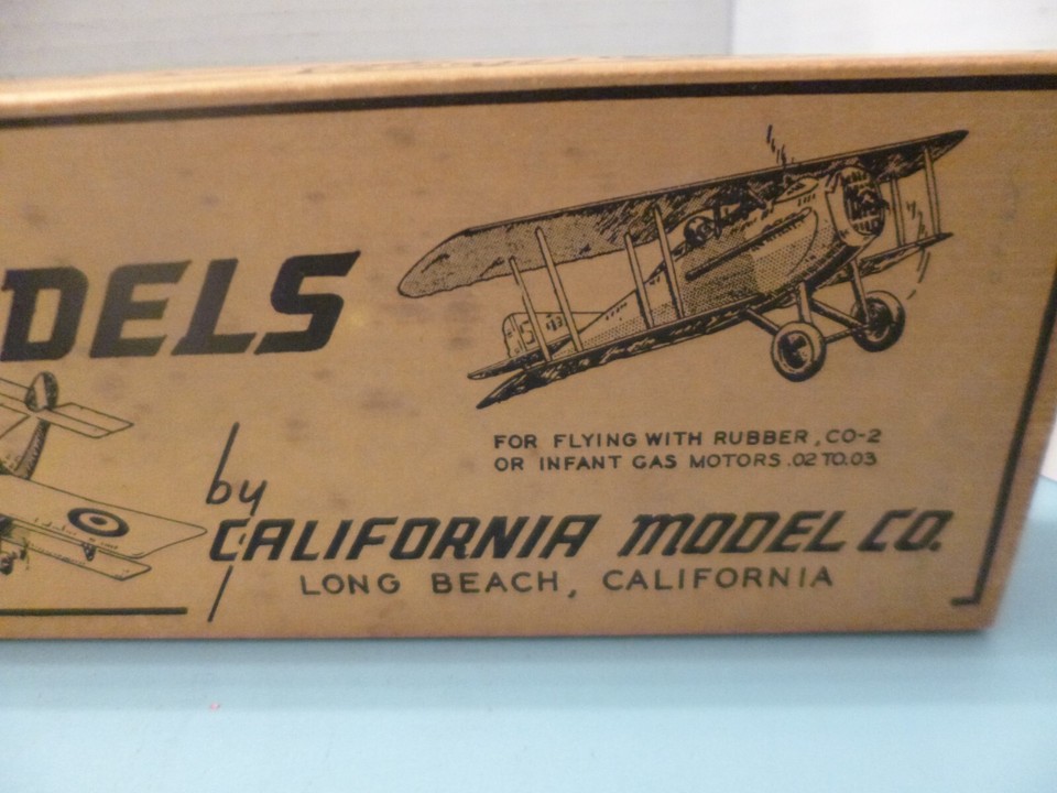 RARE CALIFORNIA MODEL CO. NIEUPORT 17C-1 WOODEN MODEL KIT | eBay