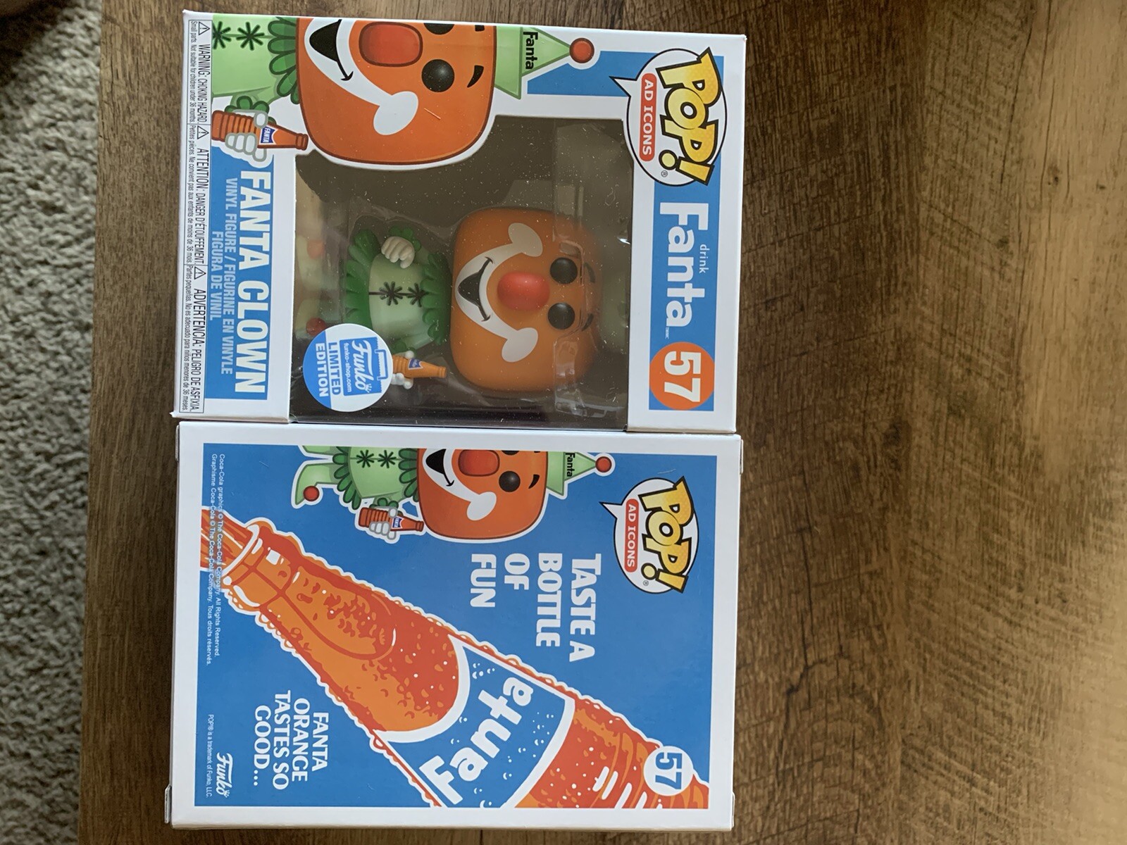Funko Pop! Ad Icons #57 Fanta Clown Funko Shop Exclusive Limited ...