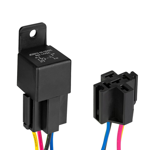 Automotive Relay Harness Set, 12V 40A 4-Pin SPDT with Interlocking ...