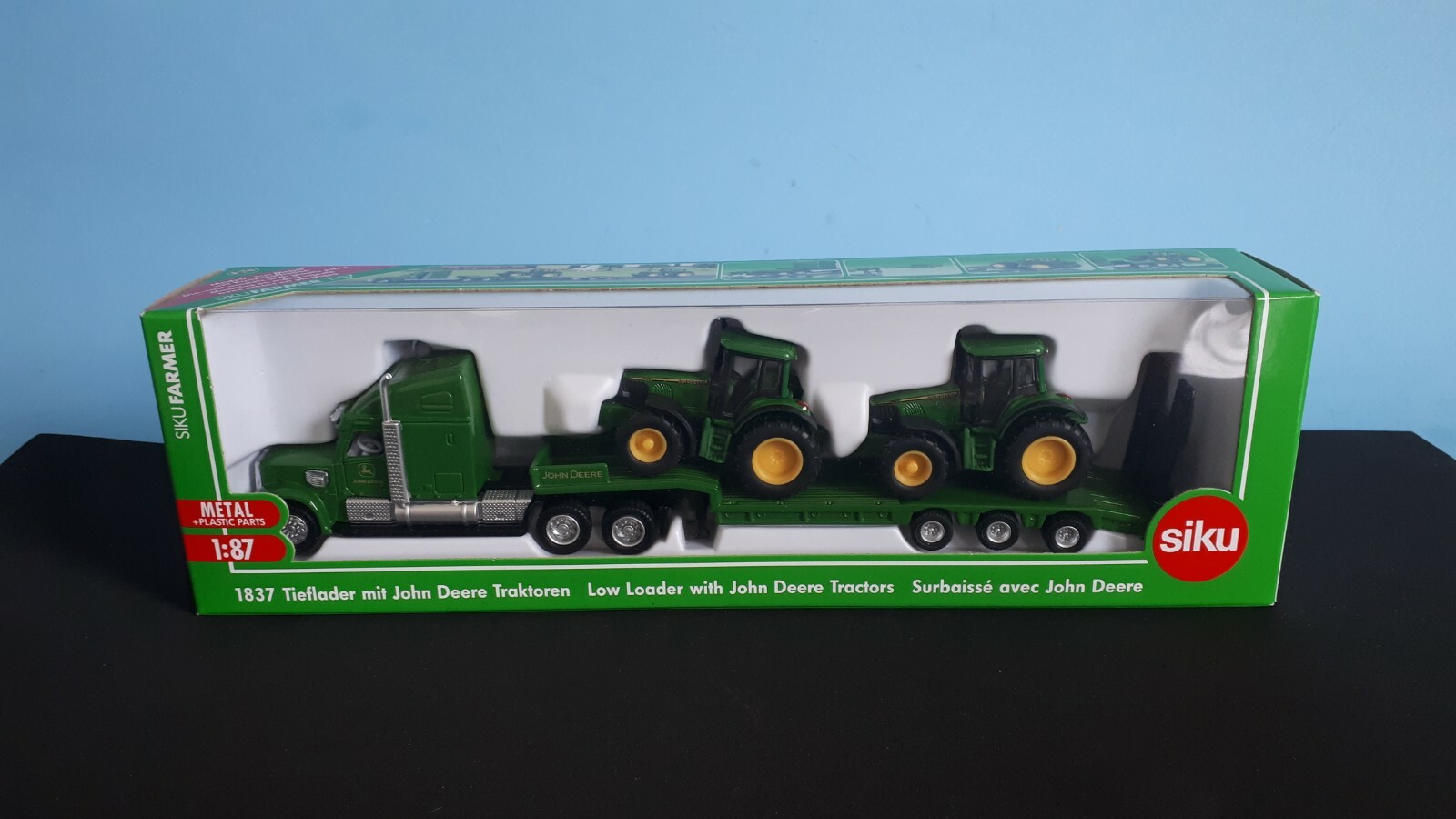 SIKU 1837 Lorry + 2 Tractors boxed new 1/87 for 1/76 scale OO/HO ...