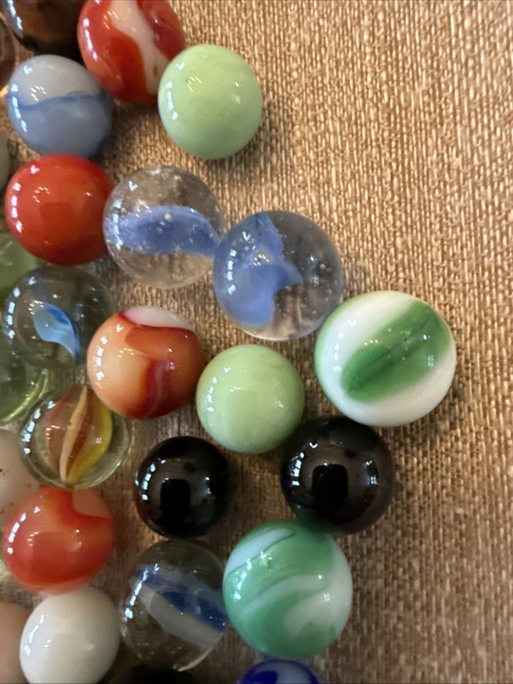 Mixed Vintage Glass Marbles lot, 150 Marbles Assorted Colors & Sizes | eBay
