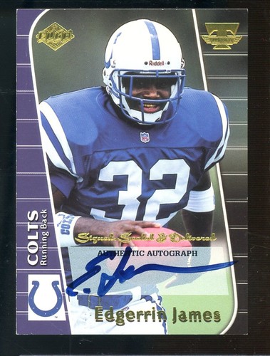 1999 Collector's Edge Sealed & Delivered Edgerrin James RC Rookie HOF ...