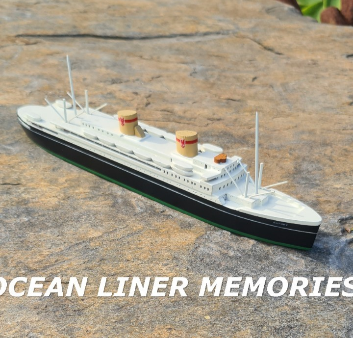 Van Ryper Model Ms Batory model steamship rare wooden waterline | eBay