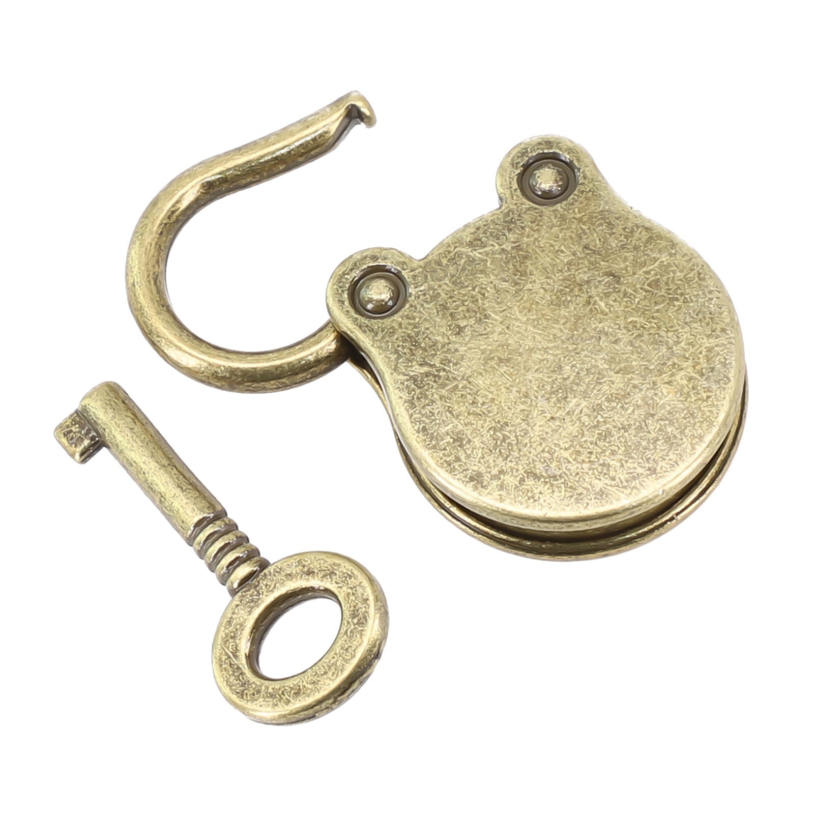 Retro Cartoon Bear Padlock Luggage Padlock Note Lock Buckle Bronze ...