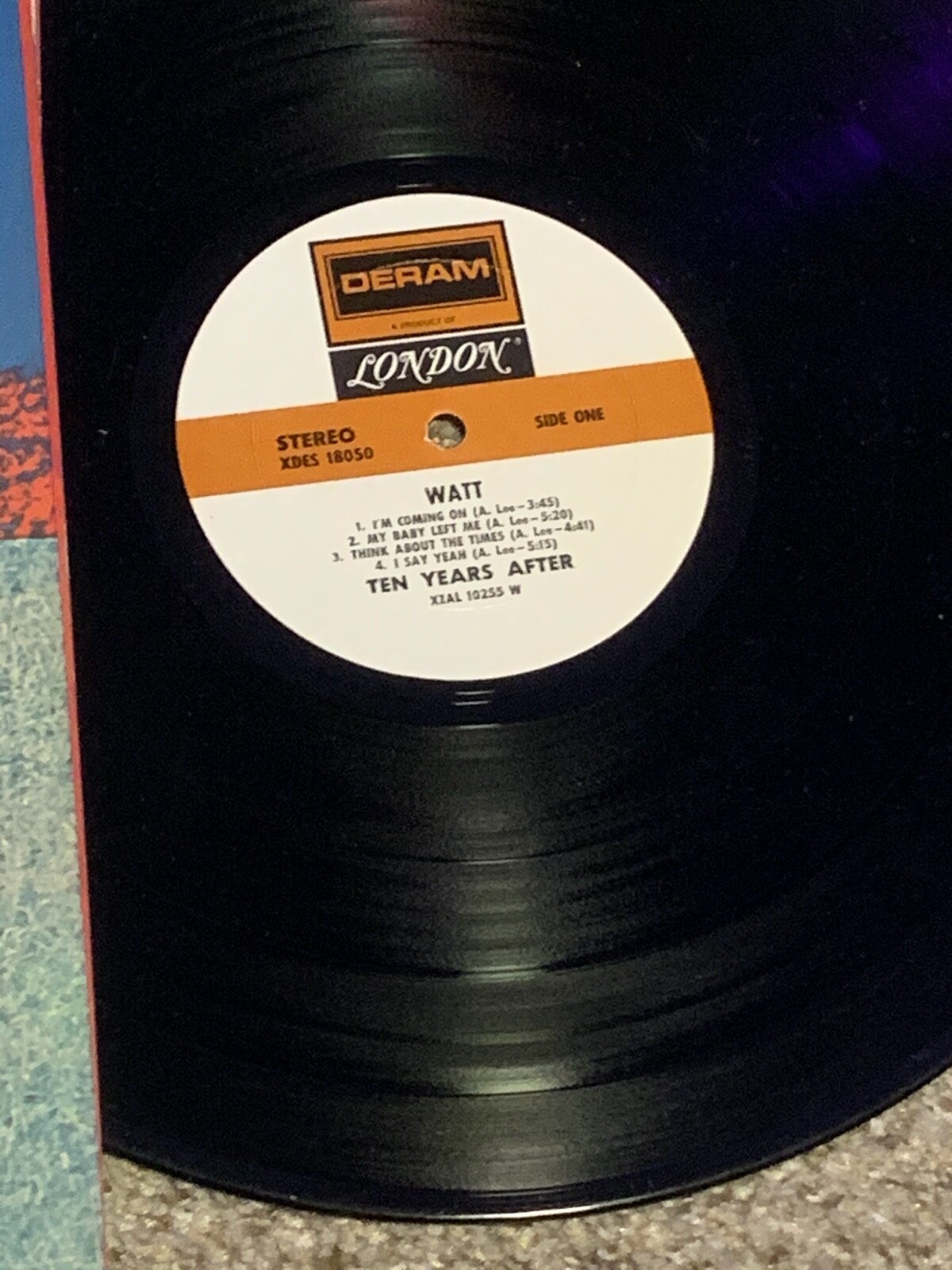 Deram Ten Years After Record lp original vinyl album w/poster | eBay