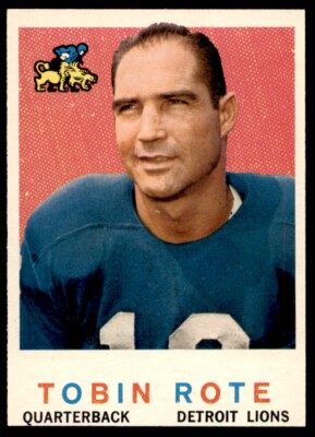 1959 Topps #170 Tobin Rote EXCELLENT **RDX** | eBay