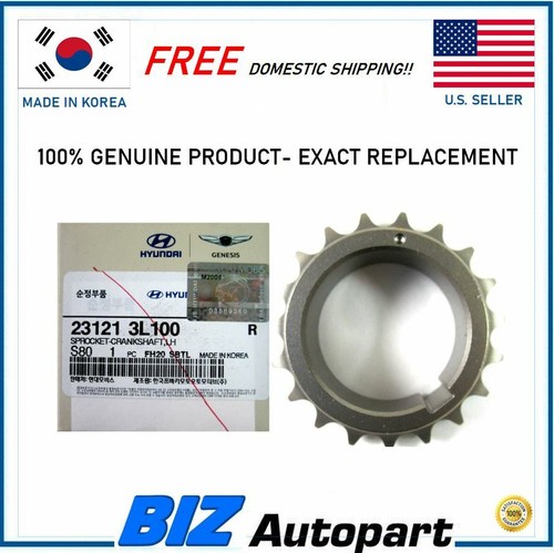 GENUINE !! LEFT-CRANKSHAFT GEAR FOR 18-20 HYUNDAI 19-20 KIA # 23121 ...