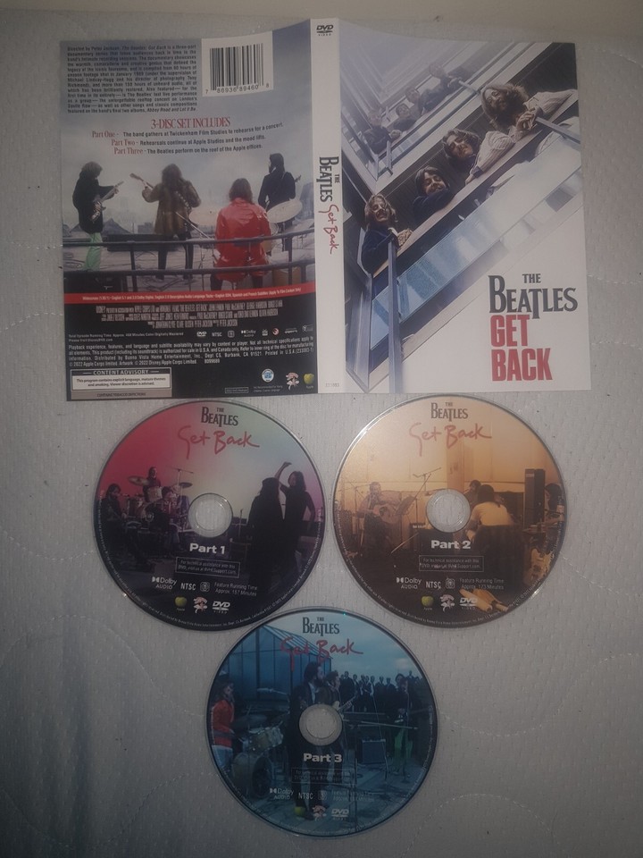 The Beatles: Get Back – DVD (New & Sealed) – Original Edition | eBay UK