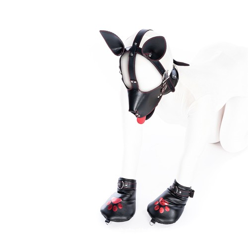 BDSM Pet Crawler Restraint,Fetish Pet Crawler,Leather bondage Arm & Leg ...