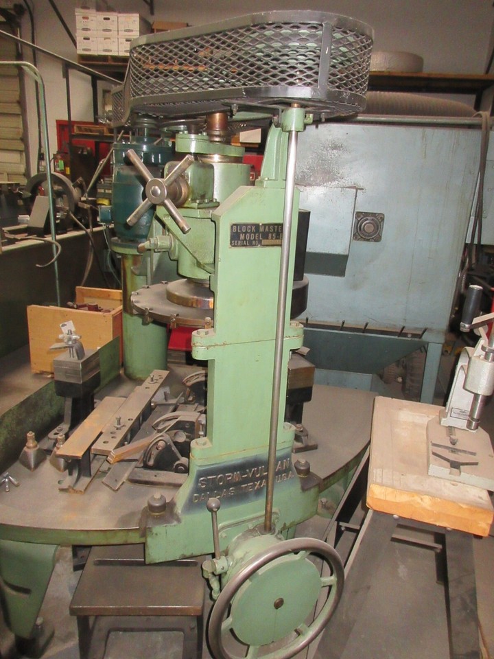 #3 --Storm-Vulcan #85B Head & Block Milling Machine-USED, nt Rottler ...