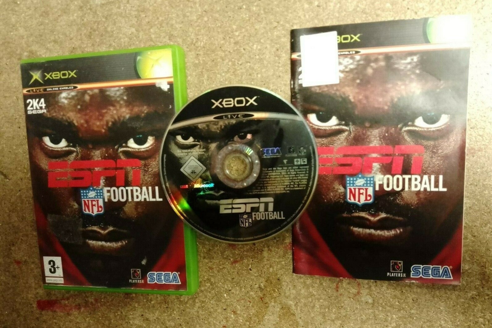 Xbox ESPN NFL Football 2k4 SEGA Sports Complete With Manual for sale ...