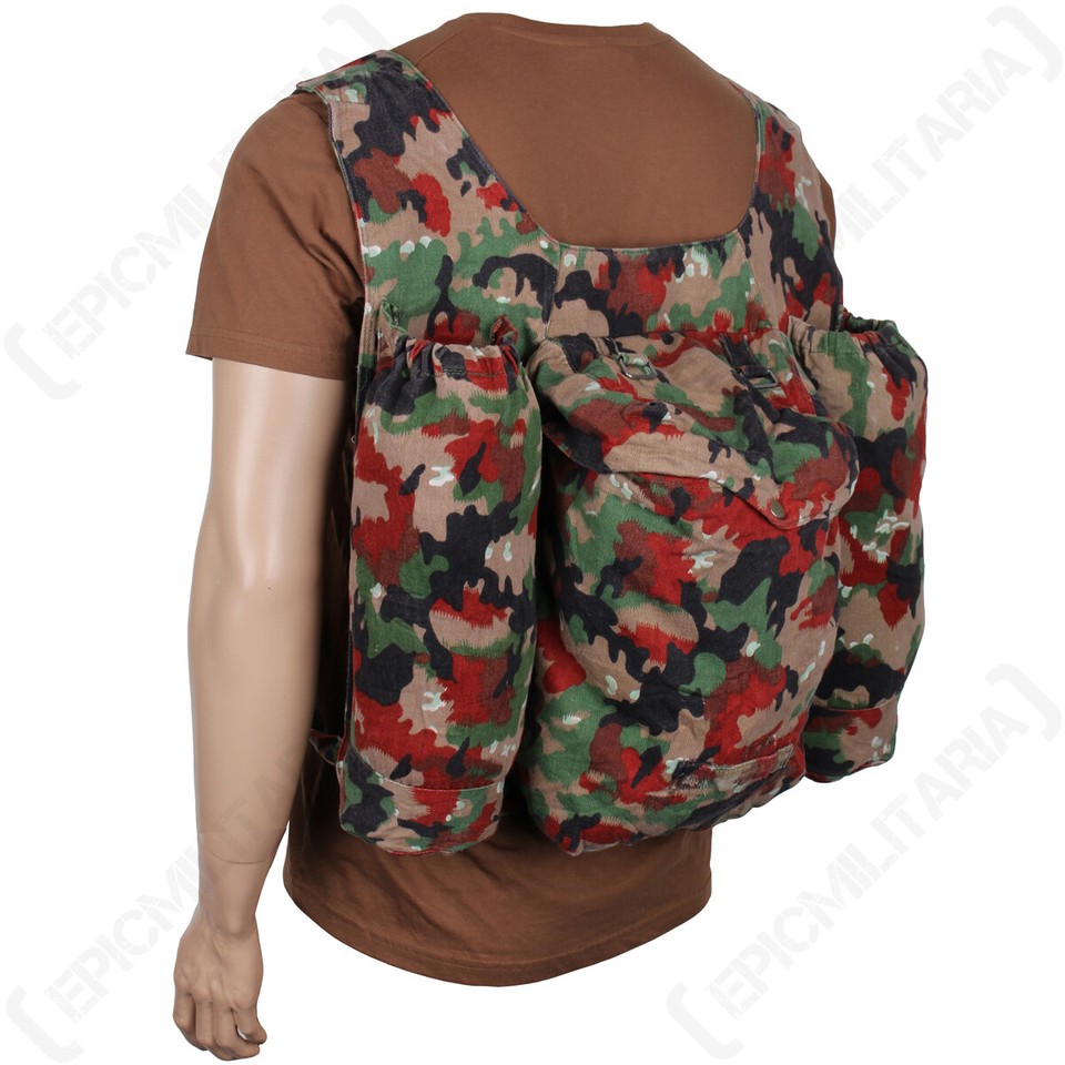 Original Swiss M70 Camo Rucksack - Alpenflage Bag Backpack Surplus Sack ...