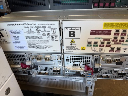 HP Nimble Storage Array 4U HF40 Adaptive 2x Controller 84TB Q8H72A 6x ...