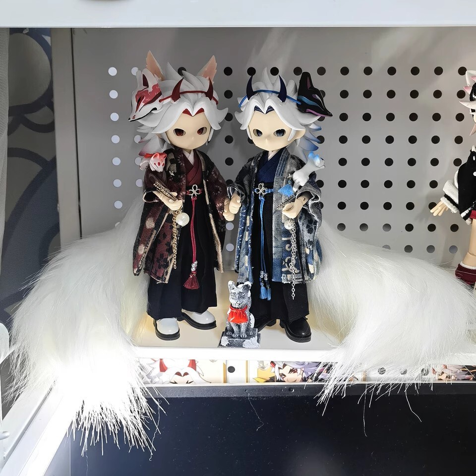 Doll Use BJD Tail Dog Beast Tail OB11 1/12 1/6 Plush Doll BJD Doll ...