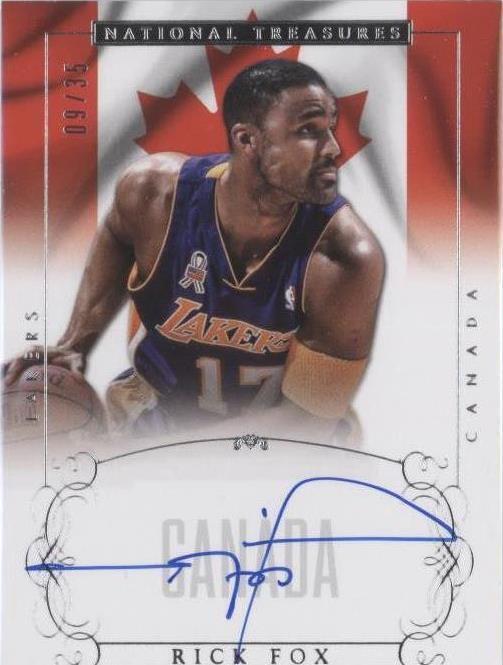 2013-14 Panini National Treasures - International Treasures Rick Fox # ...