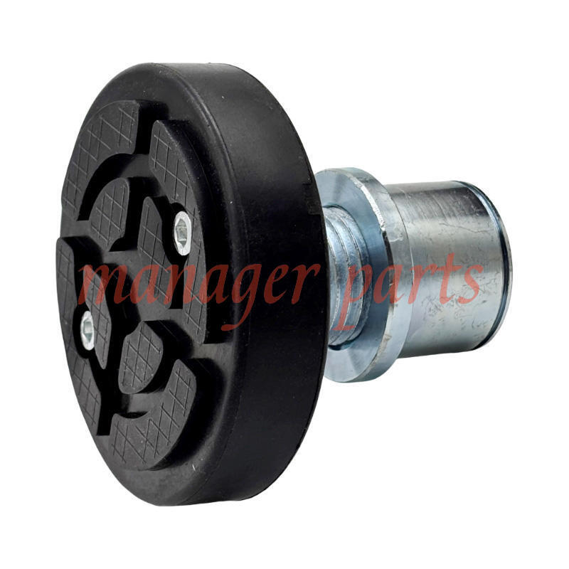 4PK Auto Car Lift Round Tray Rubber Pads Peg Screw-up Pads 50mm / 2in ...