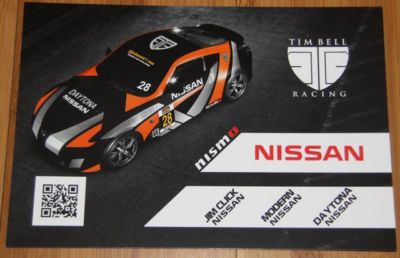 2014 Tim Bell Racing Nissan 370Z GS IMSA CTSC postcard | eBay