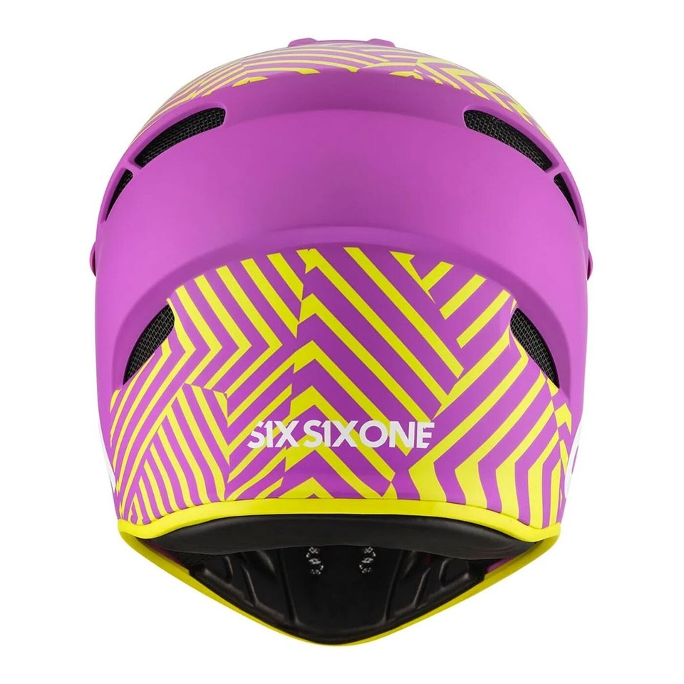 SIXSIXONE Reset MTB Helmet Full Face - DAZZLE PURPLE + Free Goggles ...