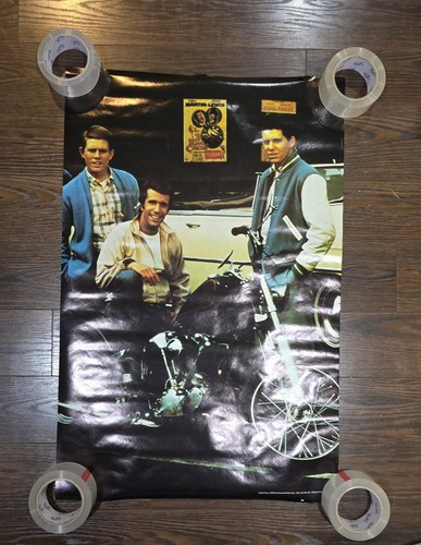 Vintage 1976 Cycle Fonz! From Happy Days Tv Show Poster 19422 | eBay