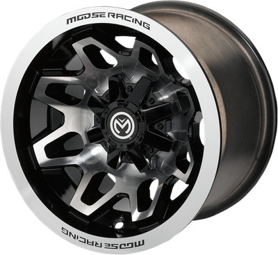 Moose Racing 416 Wheel 14x8 - 4/145 - 4+4 Machined Black 0230-1149 | eBay