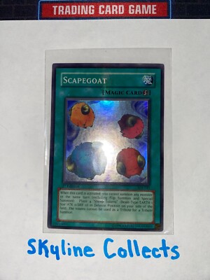 (1) SCAPEGOAT (SDJ-041) MAGIC CARD - 1ST EDITION HOLO - LP - YUGIOH ...