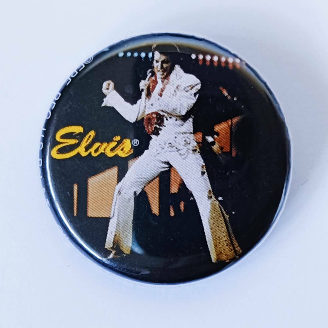 Official Licensed Elvis Presley Enterprises Button Badges 3.2cm USA ...