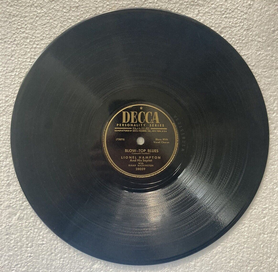 Decca 78 RPM Record, Blow-Top Blues/Midnight Sun by Lionel Hampton | eBay