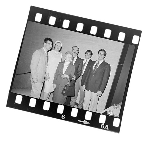 G. GORDON LIDDY & FRANCES (UNDATED) 35MM NEGATIVE ~ PAPARAZZI VINTAGE ...