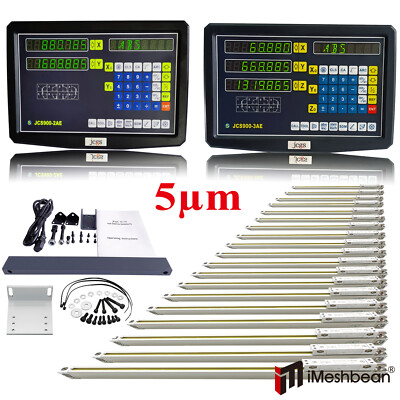 2/3 Axis Digital Readout Linear Scale DRO Display 5um for Bridgeport ...