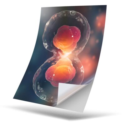 1 x Vinyl Sticker A4 - Cell Division Biology Science #44548 | eBay UK