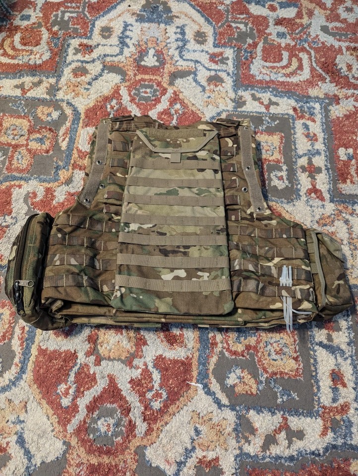 British Army MTP Osprey MK4 Plate Carrier Vest w/Pouches Camo Large 180 ...